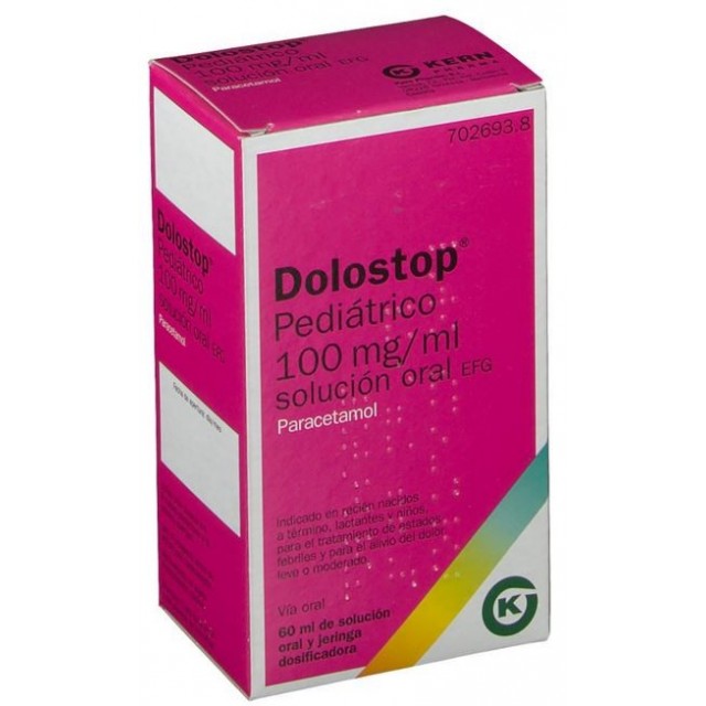 DOLOSTOP PEDIATRICO 100 mg/ml SOLUCION ORAL 1 FRASCO 60 ml ...